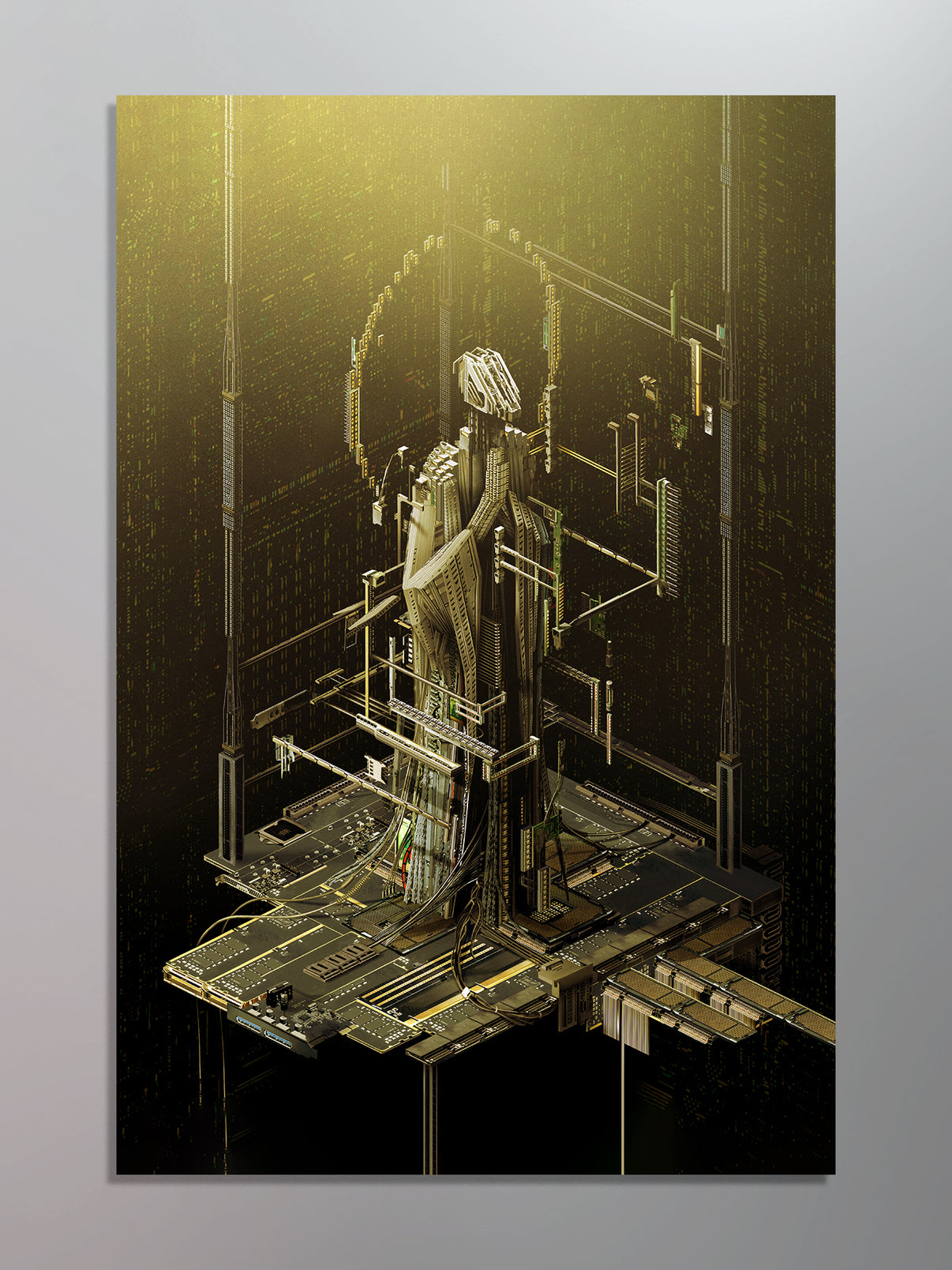 The Algorithm - Oracle Machine Canvas Art Print – FiXT Store