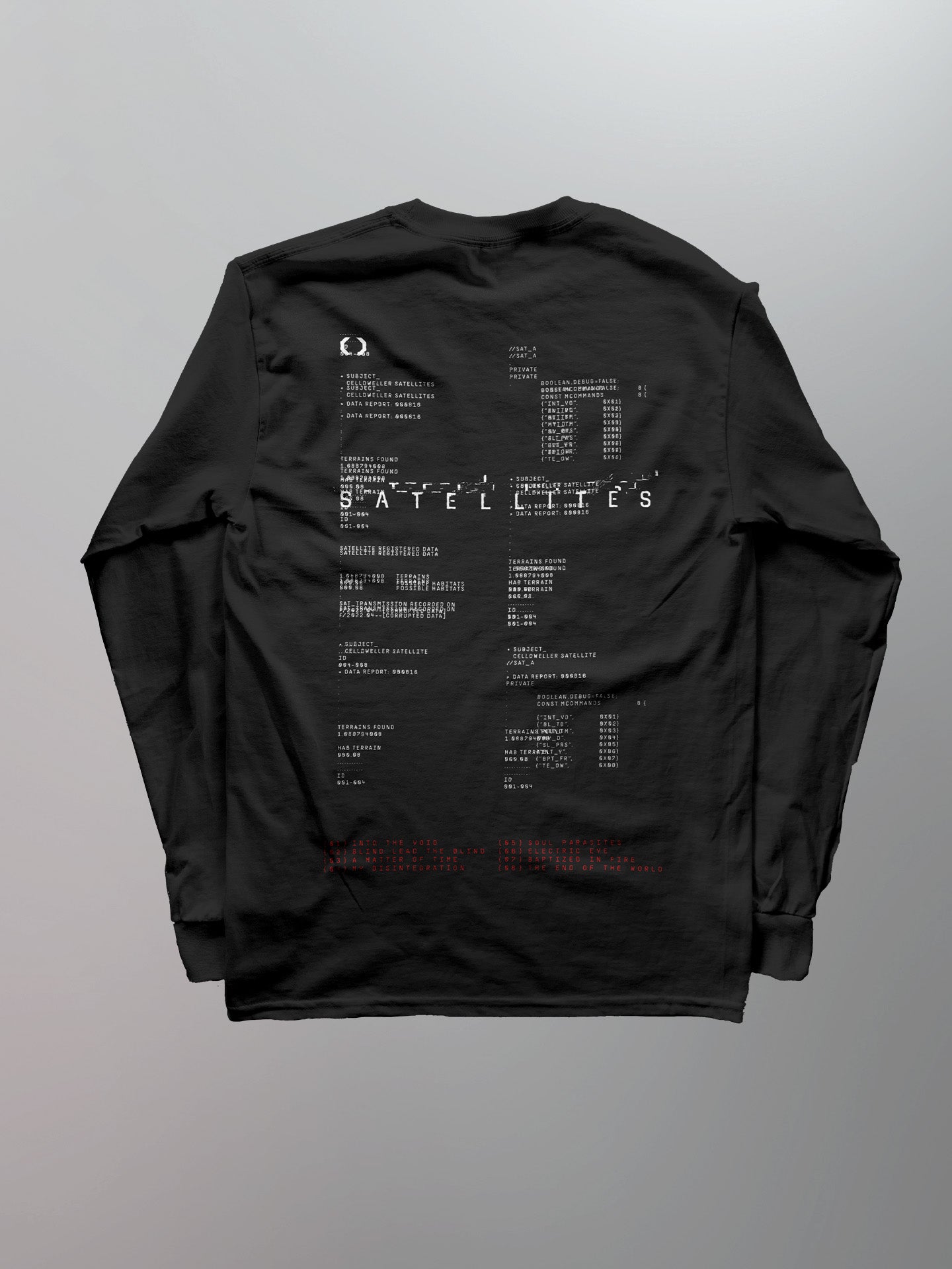 Celldweller - Satellites L/S Shirt – FiXT Store