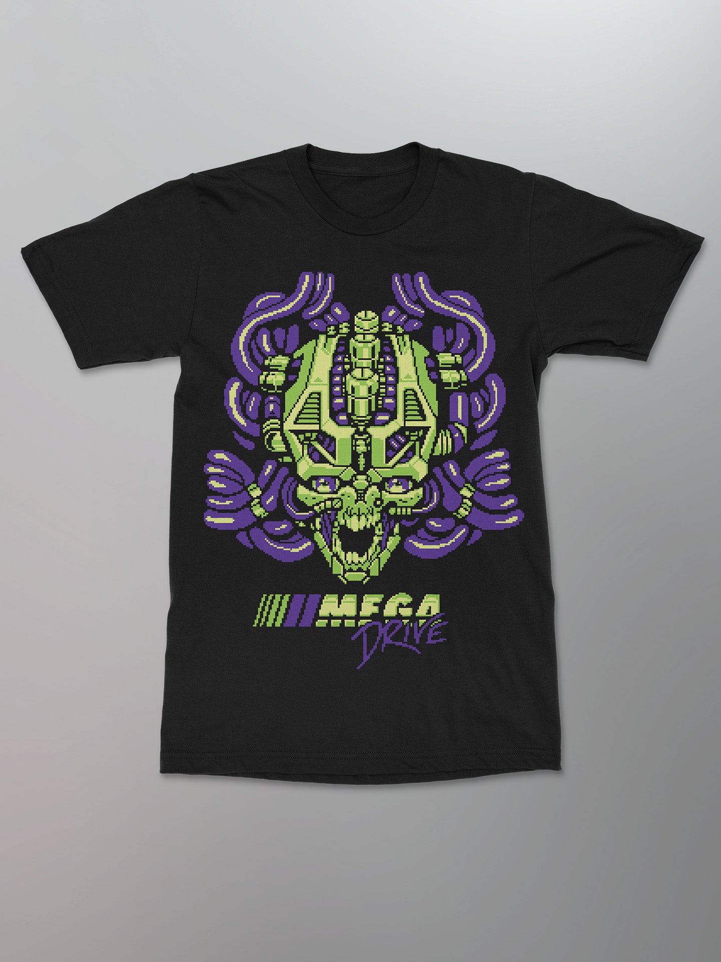 Mega Drive - Pixel Skull Shirt [Purple] – FiXT Store